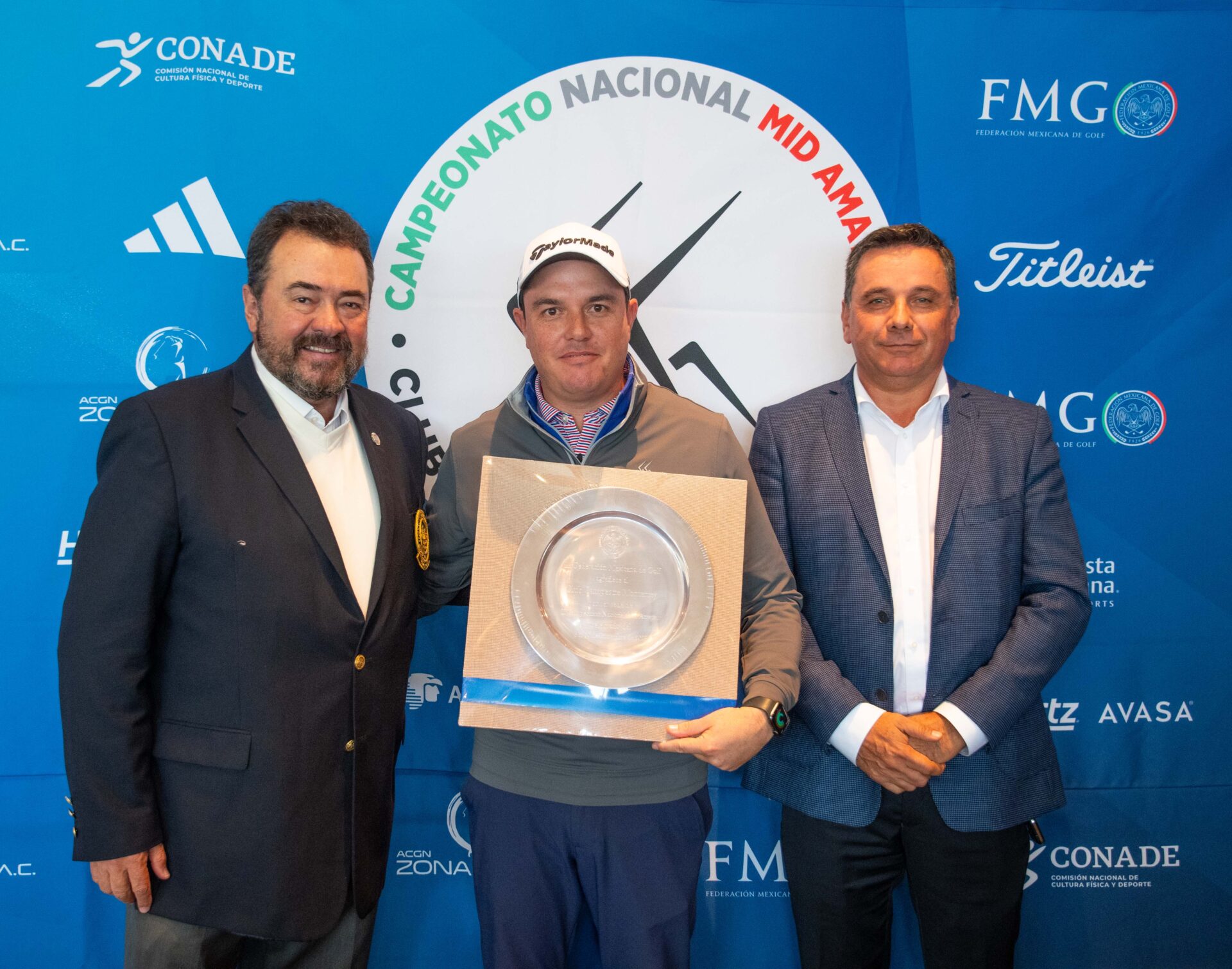 César Abis es el medallista del Campeonato Nacional Mid-Amateur - FMG